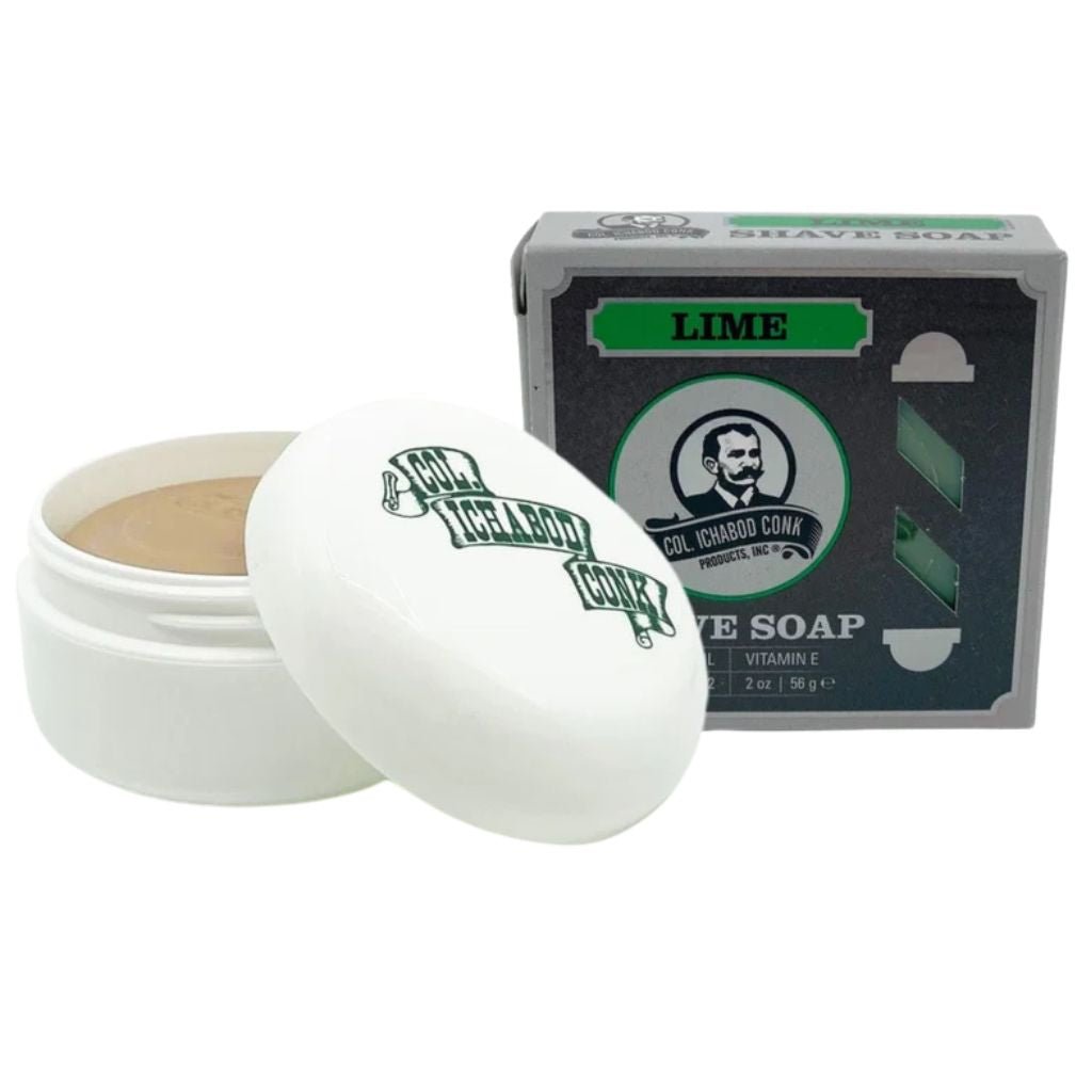 Colonel Conk Lime Glycerin Shaving Soap 2 oz | Naked Armor – Naked ...