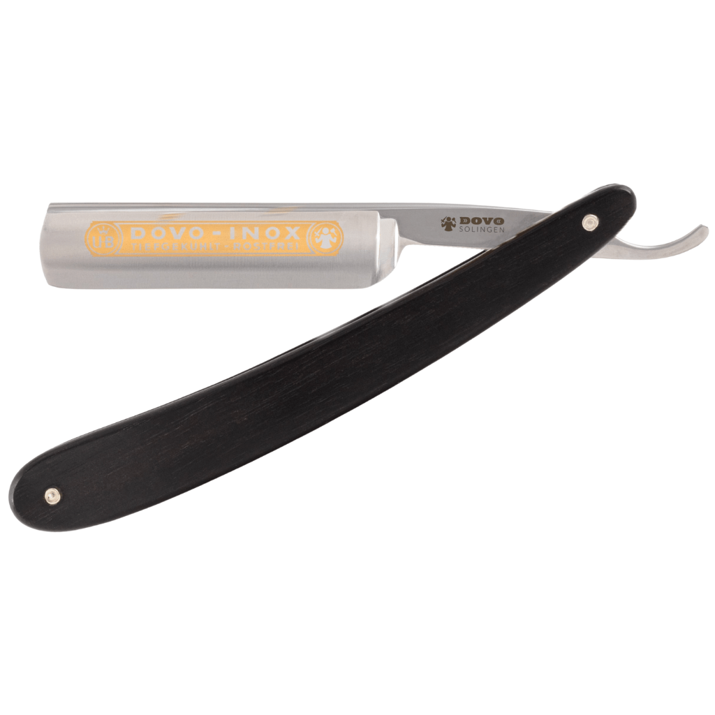 Dovo Inox Straight Razor 5/8" Round Point Ebony Stainless Steel – Naked ...