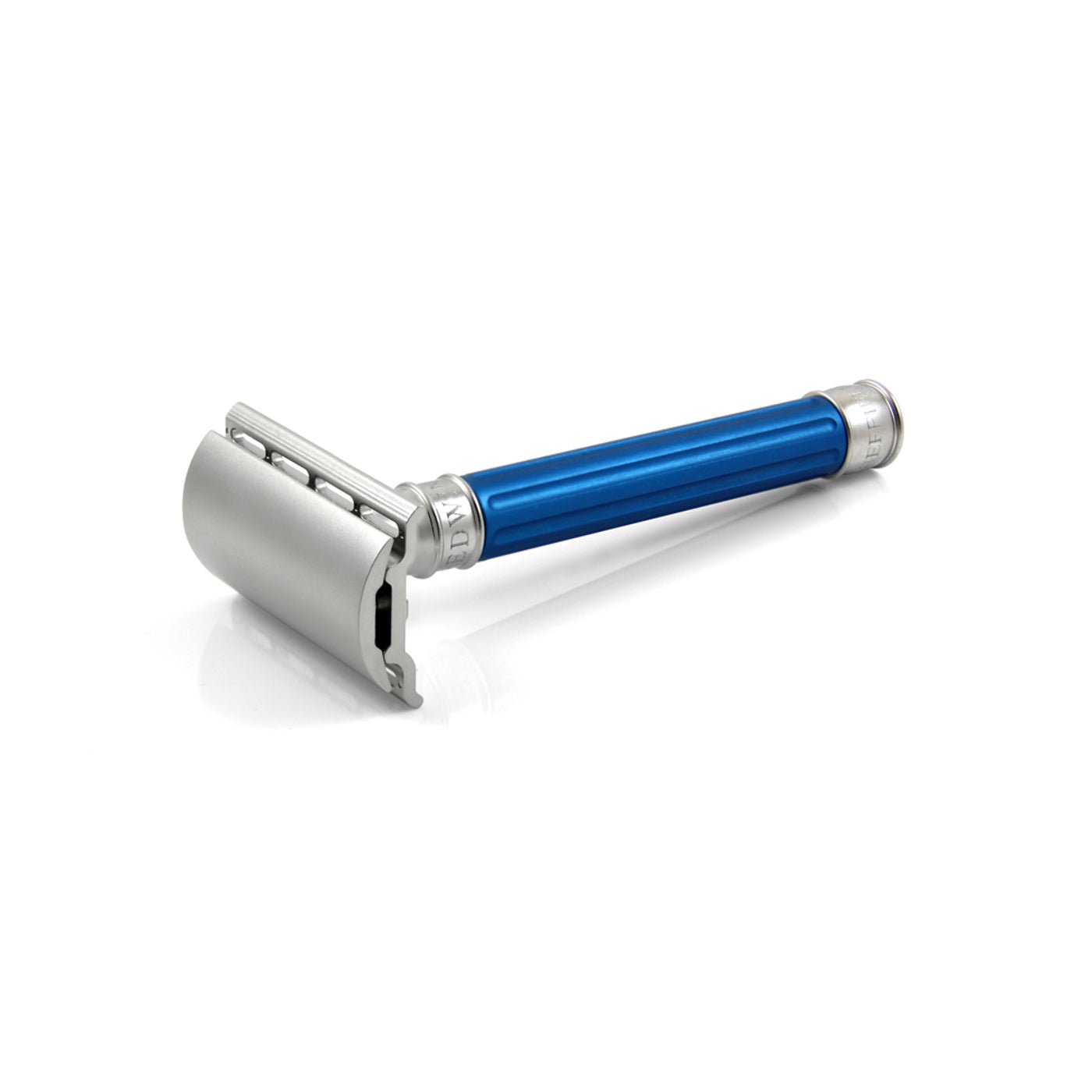 Edwin Jagger 3ONE6 Grooved Safety Razor - Blue Steel Design – Naked ...