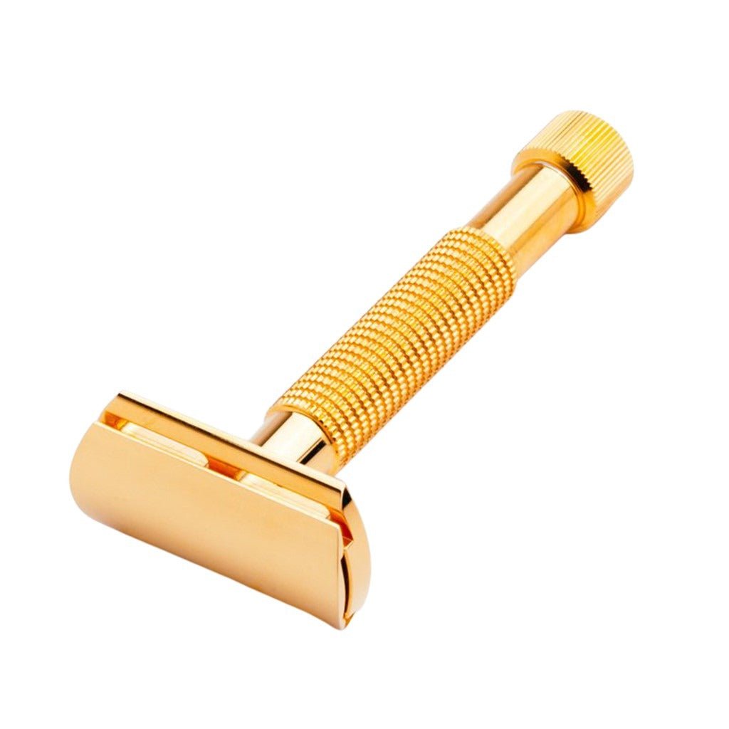 Rex Envoy XL Deluxe 24k Gold Safety Razor - Premium Shave – Naked Armor ...