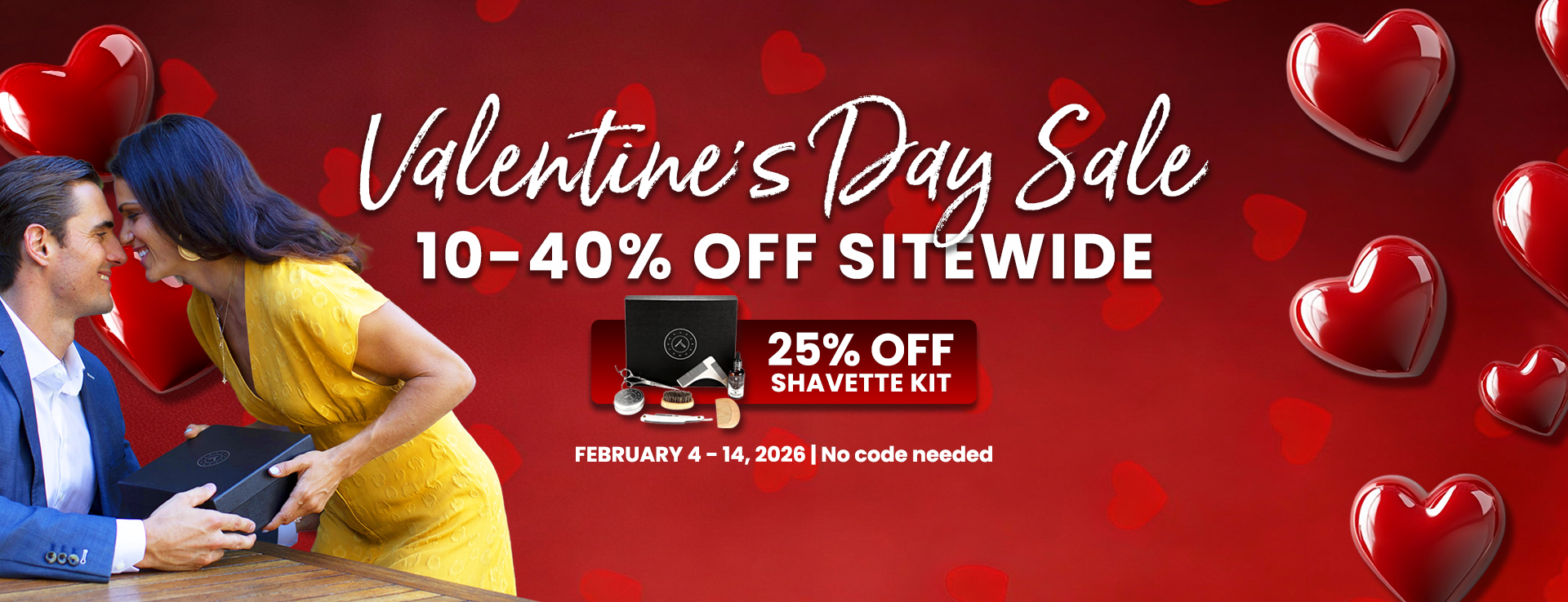 Valentine's Day Sale 2026 | Naked Armor – Naked Armor Razors